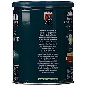 Lavazza Espresso Decaffeinated Ground Coffee, 8 oz