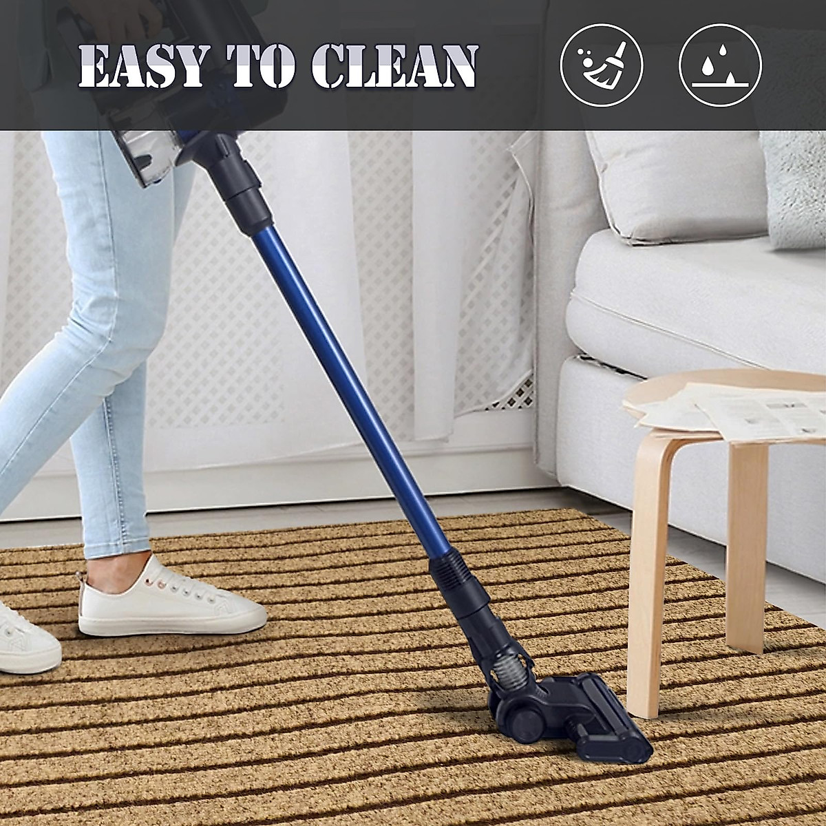 ANTPOP Runner Rug 2ft x 12ft Outdoor Indoor Runner Rugs with Rubber Backing Washable Rug Runner Carpet for Hallway Entryway Kitchen Bathroom Laundry Room Balcony Garage Patio