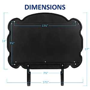 Cast Aluminum Metal Decorative Mailbox with Newspaper Hooks, Easy to Install Wall Mount, Rustproof, Heavy Duty, Hummingbird Horizontal Mail Box for Outside Porch - 17” x 5” x 12.75” (White)