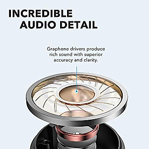 Soundcore Anker Life P2 True Wireless Earbuds with Travel Case, 4 Mics, CVC 8.0 Noise Reduction, Graphene Driver, Clarity Sound, USB C, 40H Playtime, IPX7 Waterproof, Commute, Work(Renewed)