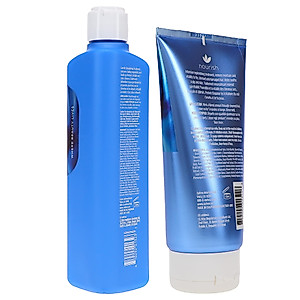 Eufora Nourish Urgent Repair Shampoo 8.45 oz & Urgent Repair Treatment 6 oz With Beautify Comb