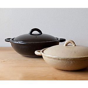 Japanese Donabe Cocer Cooking Pot, For 2-3 people, 1500cc, White