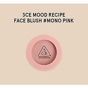 3CE NEW Mood Recipe Face Blush Style Nanda 3 Concept Eyes (Season 2) (Mono Pink)