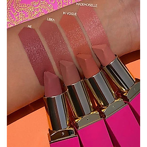 Juvia's Place The Nude Velvety Matte Lipstick Libra - Nude Matte Lipstick, Long-lasting Matte Lipstick, Rich-Color Lip Makeup, Creamy Lipstick with Matte Finish, Beauty & Lip Products