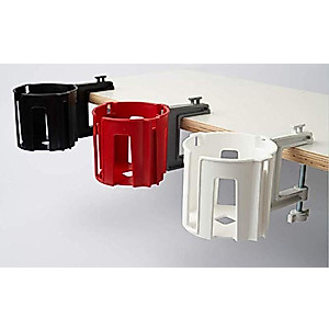 Cup-Holster - The Best Anti-Spill Cup Holder for Your Desk or Table (Black, 1)