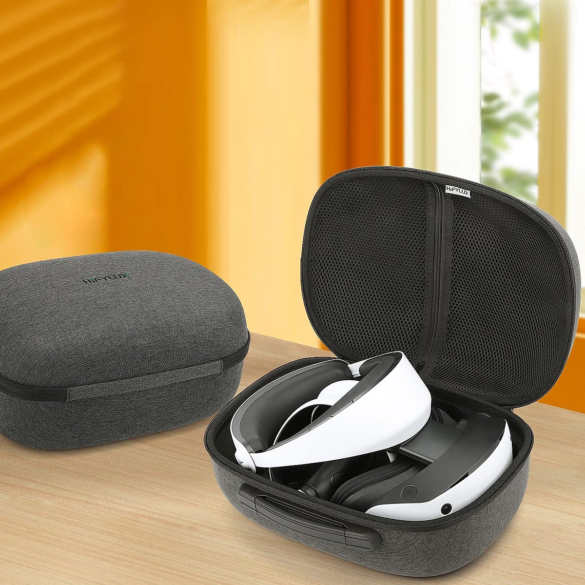 Hard Carrying Case for Playstation VR2 Storage Bag Geadset Handle for PS VR2 Protective Carrying Case Protable Design for Travel and Home Storage