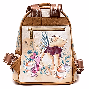 Wondapop Winnie the Pooh 11" Vegan Leather Fashion Mini Backpack