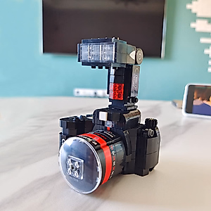 Uvini Adult Building Set, Building Blocks Camera, DIY STEM Toys, Best Gift for Adult, Teens, Collectible Model Digital Camera to Build 407pcs