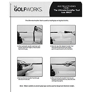 GolfWorks Ultimate Golf Club Grip Installer Re-Grip Tool