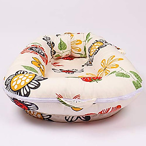 Baby Lounger Cover for Dockatot Deluxe + | Premium Quality Newborn Lounger Cover | 100% Cotton Hypoallergenic Extra Cover [Fits Deluxe+] (Cover Only) Floral