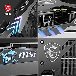 MSI GeForce RTX 4060 Ti Gaming X 8G Graphics Card - RTX 4060 Ti GPU, 8GB GDDR6 (18Gbps/128-bit), PCIe 4.0 - Twin FROZR 9 (2 x TORX Fan 5.0), RGB - HDMI 2.1, DisplayPort 1.4a