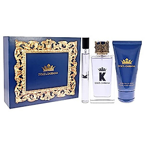 Dolce and Gabbana K by DOLCE & GABBANA, 3.3 Ounce, After Shave Balm, 1.6 Fl. OZ, Eau De Toilette .33 Fl OZ