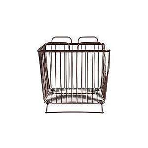 Spectrum Diversified Ashley Stackable Basket, Large, Bronze