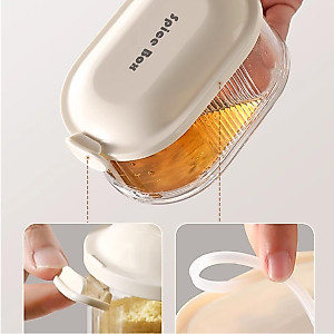 ZAAWUUT Spice Storage Box,Leakproof,Freezer Safe, Cereal Containers with Easy Lock Lids for Kitchen Pantry Organization (Green, Single-Layer)