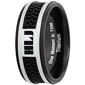 Spanish Elements CTR Ring Black Titanium with Rubber Inlay - J120s (9)