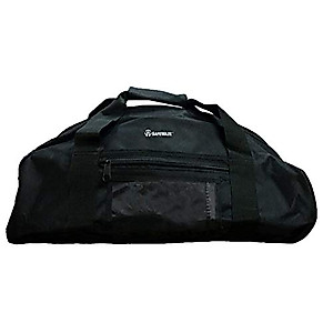 Safewaze PA-PK009 Large Black Zipper Duffle Bag 23" with pockets