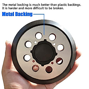 5" Hook-&-Loop Replacement Sander Pad for DeWalt DWE6423/6423K, DWE6421/6421K, DCW210B Random Orbital Sander - 5 Inch Aluminum Alloy Sanding Pad for Part Number DWE64233 & N329079 …