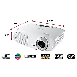 Optoma HD25e 1080p 2800 Lumen Full 3D DLP Home Theater Projector with HDMI