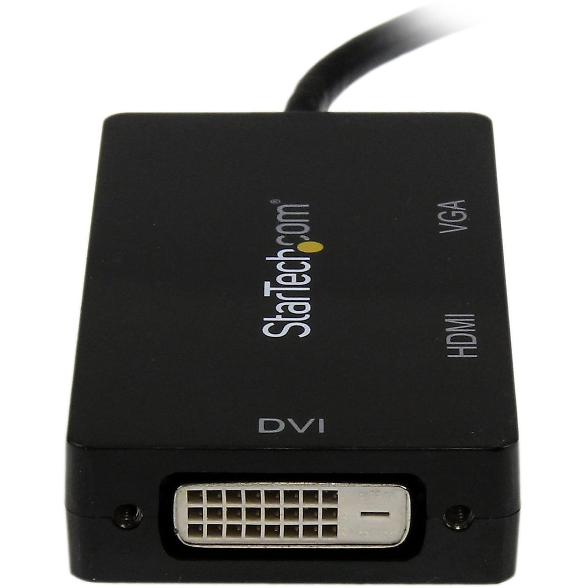 StarTech.com 3 in 1 Mini DisplayPort Adapter - 1080p - Mini DP / Thunderbolt to HDMI / VGA / DVI Splitter for Your Monitor (MDP2VGDVHD)