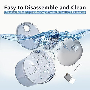 AQHH Cat Water Fountain, Pet Water Fountain with Upgraded Wireless Pump for Cats and Small Dogs, Ultra Quiet Water Fountain for Cats Inside, Easy to Clean and Assemble, App Control, 2L