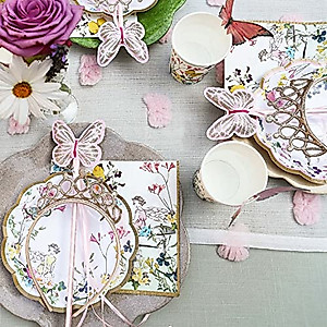 Talking Tables Fairy Party Supplies | Fairy Bunting Banner | Great For Girls Party, Tea Party, Birthday Party And Party Décor | Pink, Paper, 3M