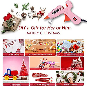 Liumai , Mini Hot Glue Gun Kit with 20 Glue Sticks for Crafts School DIY Arts Home Quick Repairs