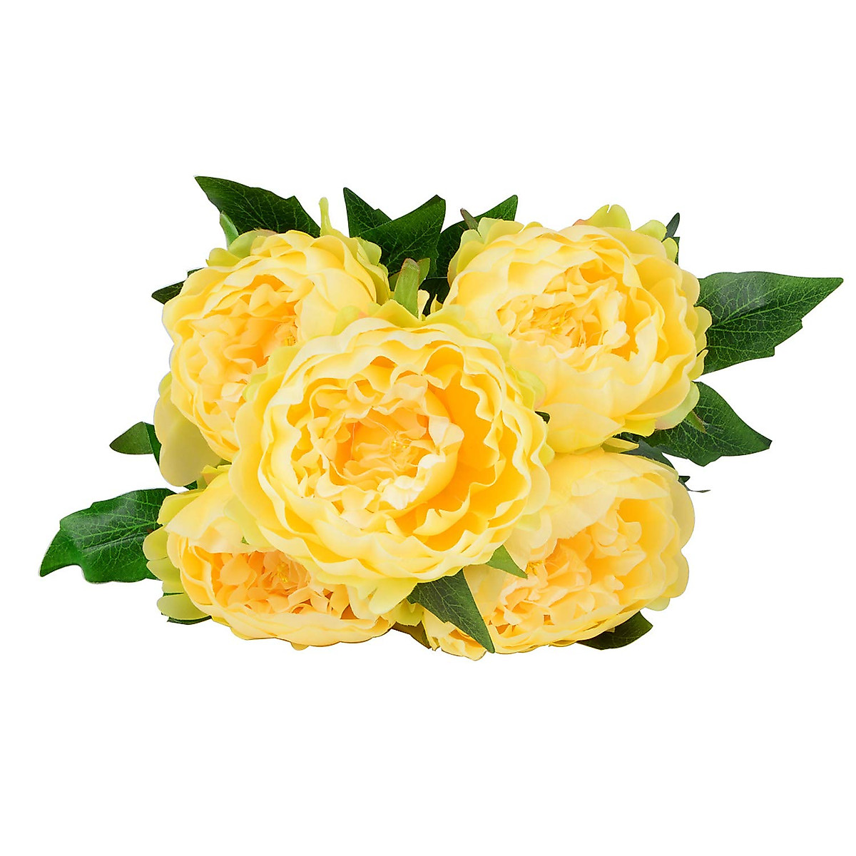 Hovebeaty Artificial Peony Silk Flowers Bouquet Home Wedding Decoration (deep Pink)