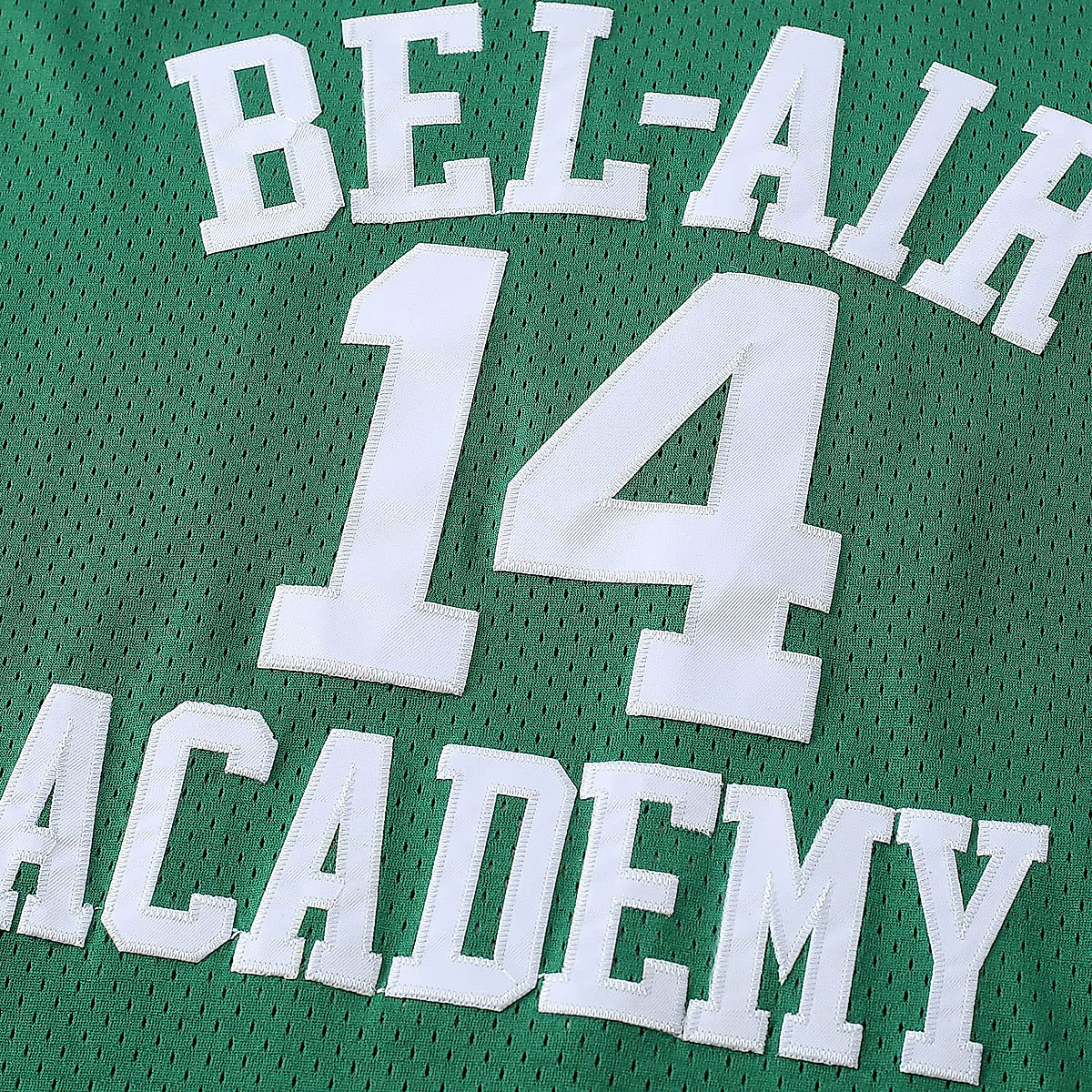 Kobejersey 14 Bel Air Academy Basketball Jersey S-XXXL (Green, XL)