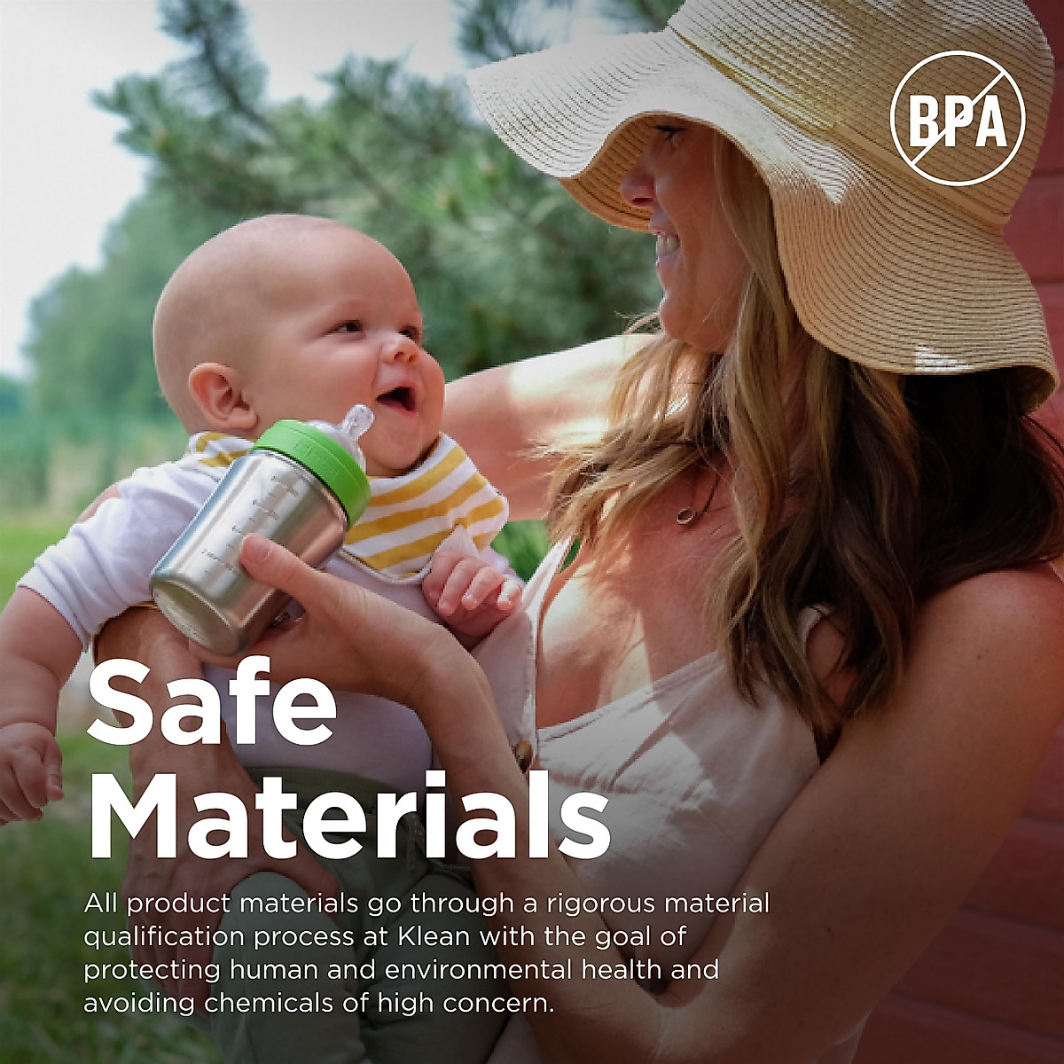 Klean Kid Kanteen Medium Flow Silicone Nipple-Pack of 2, Clear