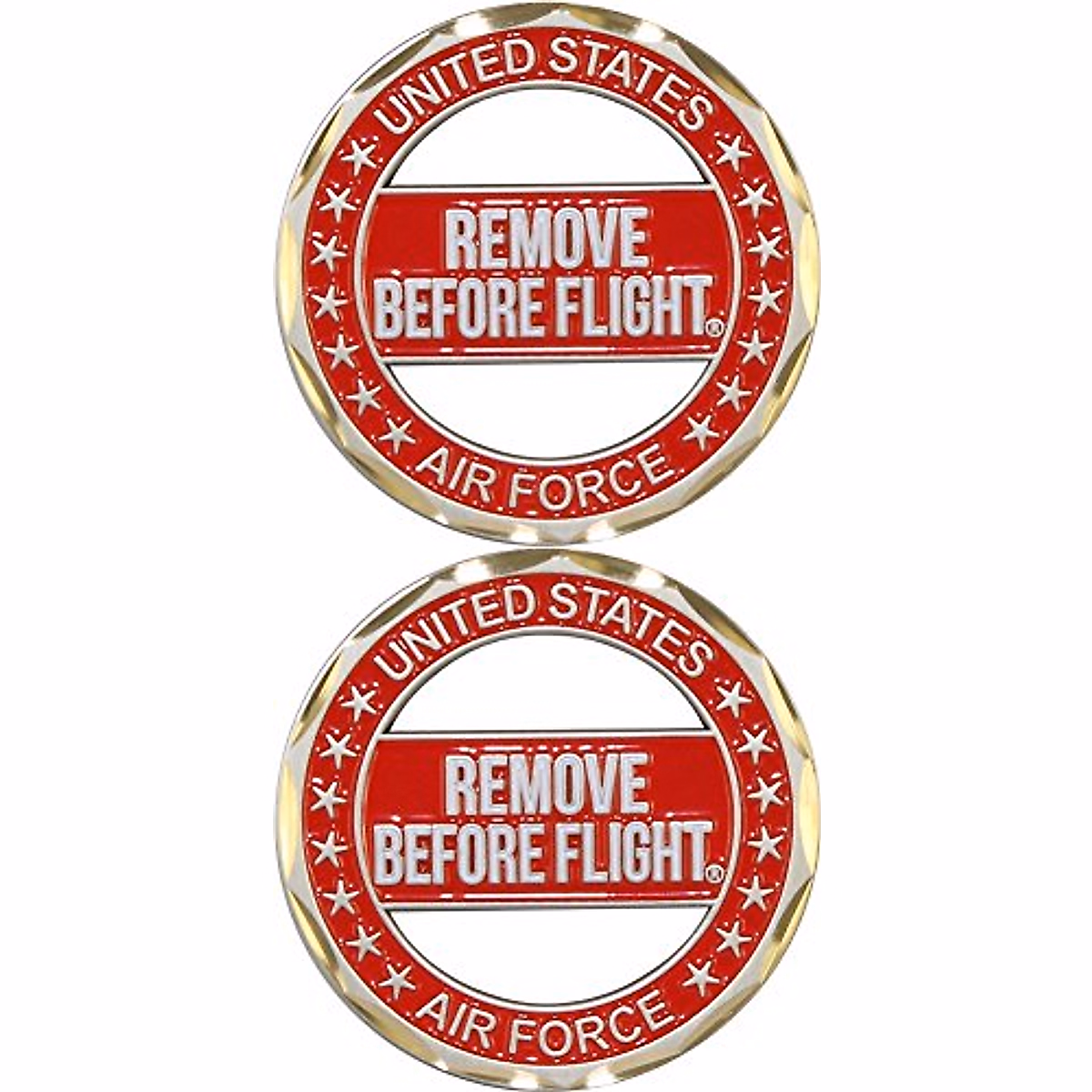 U.S. Air Force Remove Before Flight Cut-Out Challenge Coin
