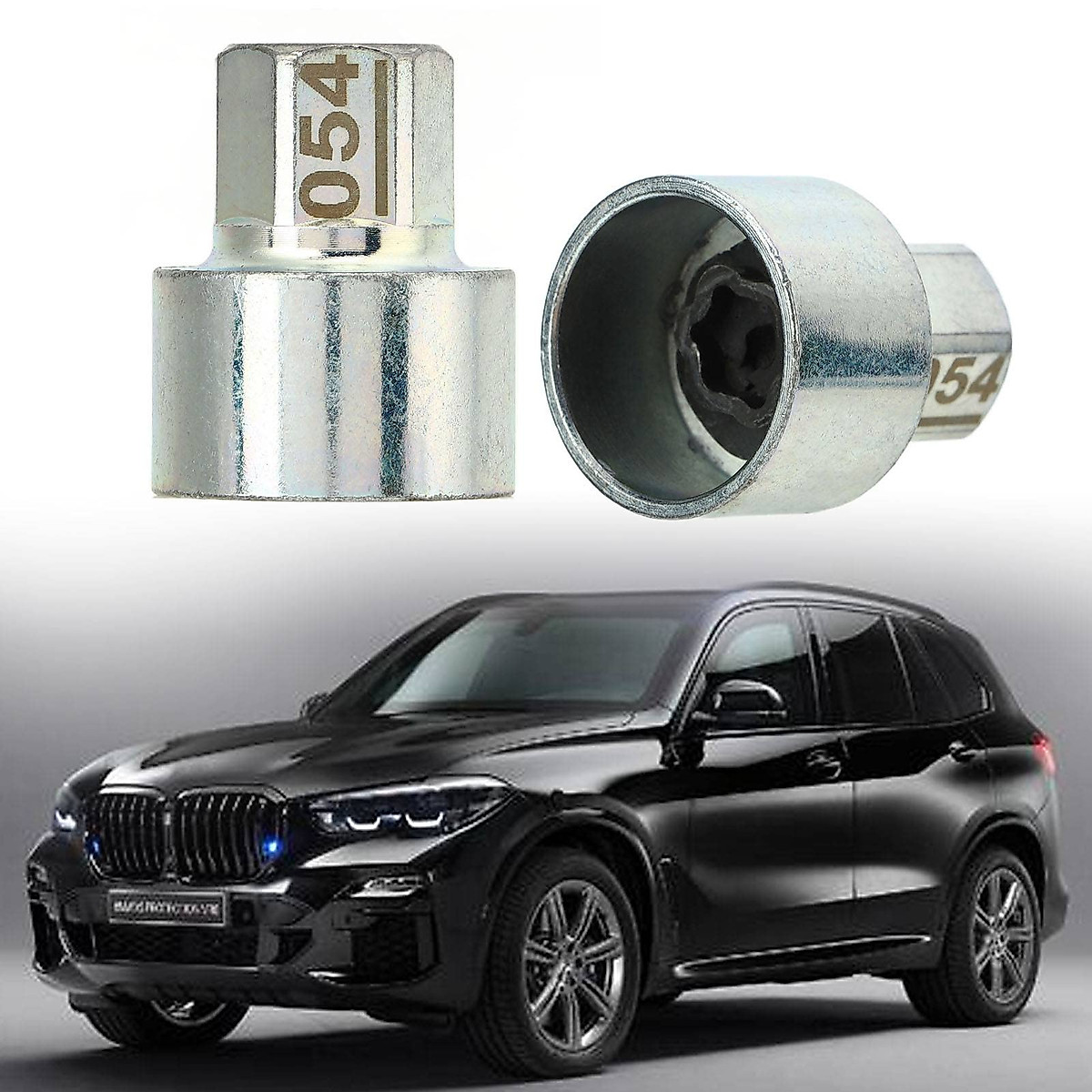 automotive wheel locks Wheel Lock Key i Theft Lugnut Socket Replacement for 1 3 5 6 7Series X1 X2 X3 X4 X5 X6 Z4(057 ) (054)