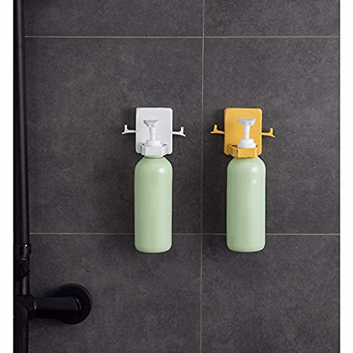 jomgeroz Shower Gel Holder Gifts for Friends Relatives Colleagues Neighbors Presents for Christmas Thanksgiving and Other Holiday Shower Gel Rack Hook Bracket White Yellow