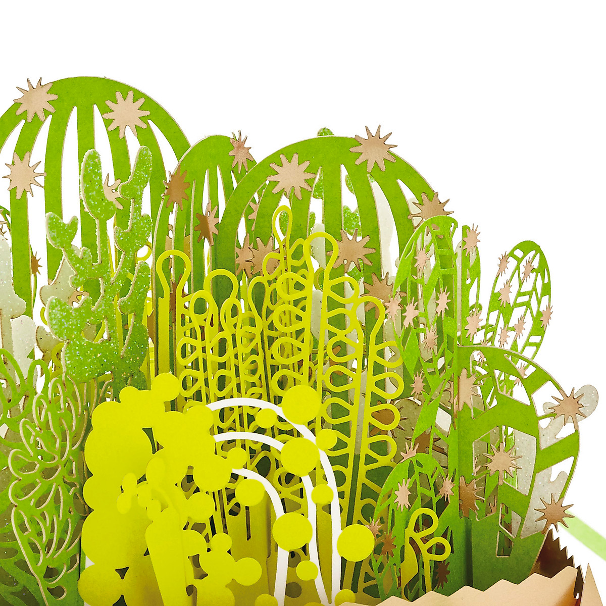 Hallmark Signature Paper Wonder Pop Up Thank You Card, Succulents (Nurses Day Card, Teacher Appreciation, Healthcare Worker Gift) (1299RZH1132)