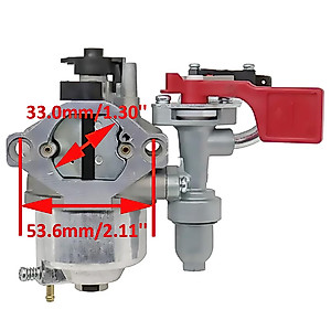 Realman 799060 84004885 Carburetor For Briggs & Stratton Snowblower Generator Engine 19H132 19H232 19H236 19H237 19H252 19L132 19L136 19L137 19L232 19L236 19L237 19L252