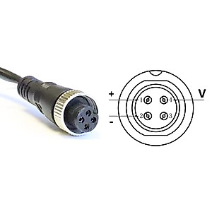 BOIN-E Composite Line 4 Pin Camera Cable Aviation Extension Cable RG174 (75-2) Video Cable for Backup Camera Rear View System Waterproof Coaxial Cable 50ohm 4M 5M 6M 8M 10M 15M 20M (20FT (6M))