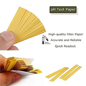 3 Pack pH.1-14 Test Paper Extensive Test Paper Litmus Test Paper 240 Strips pH Test with Storage Case for Saliva Urine Water Soil Testing Pet Food and Diet pH Monitoring (3 Pack with Storage Case)