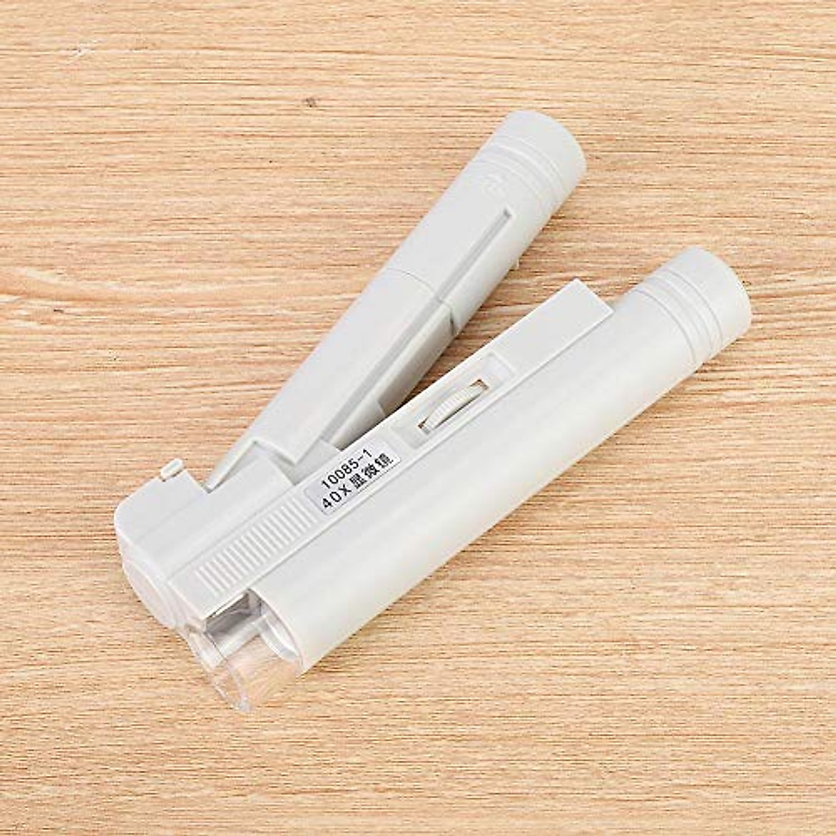 Wireless Digital Microscope, 40X Zoom Pocket-Sized LED Microscope Magnifier Micro Lens for Universal Mobile Phones 5.4x2.0x0.8in