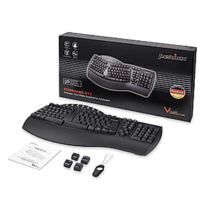 Ergonomic Bundle PERIBOARD-612 Wireless Ergonomic Keyboard with PERIMICE-713 Wireless Vertical Mouse