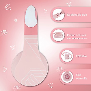 PowerLocus Bluetooth Headphones for Kids, Wireless Foldable Headphones Over Ear, Headphone with Microphone, 85DB Volume Limit, Wireless and Wired Headset with Micro SD, FM for Cellphones, Tablets, PC