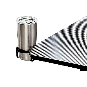 Safco Products Ultimate Computer Gaming Desk, with Under Desk LED Lighting, Cup Holder, Headphone Hook. 47.2 W x 23.6 D x 29.5 H