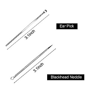 Manicure Set Nail Clippers Pedicure Kit, 10pcs Stainless Steel Toenail Foot Clippers Fingernails Grooming Kits Includes Cuticle Remover with Portable Travel Case