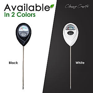 Classy Casita Soil Moisture Meter: Houseplant Care with eBook - Hydrometer Sensor For Plants - Essential Moisture Meter for Indoor & Outdoor Plants - Gardening Gadgets & Houseplant Accessories - White