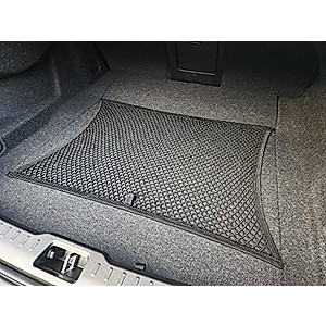 Floor Style Automotive Elastic Trunk Mesh Cargo Net for Volvo S60 B5-2019-2024 - Premium Trunk Organizer and Storage - Luggage Net for Sedan - Car Organizer for Volvo S60 T8