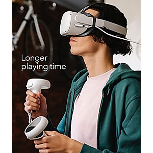 VRJEUGO Designed for Oculus Quest 2 Link Cable, 2-in-1 Powered Link Cable USB 3.0 Stream PC Games While Keeping Headset Charged, 16FT/5m