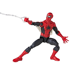 Spider-Man Marvel Legends Series 60th Anniversary Amazing Fantasy 6-inch Classic Comics Action Figures for 4+ Years, 9 Accessories