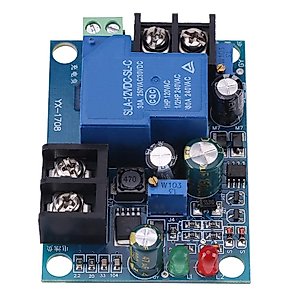 12V/24V/36V/48V Control Module, 30A Automatic Battery Charger Charging Controller Battery Charging Protection Module(12V)
