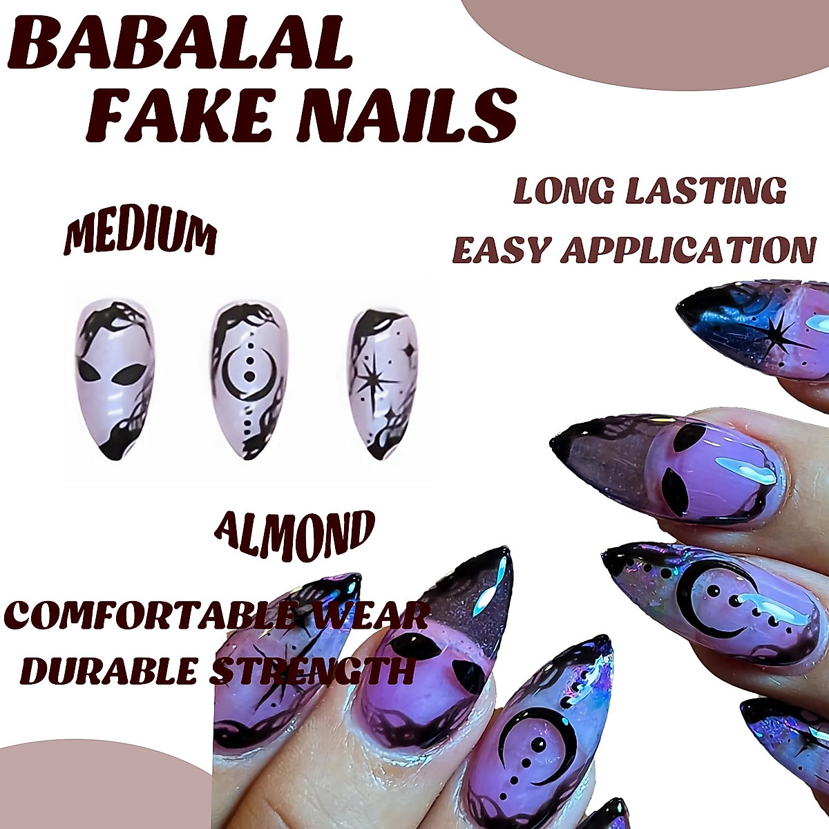BABALAL Fake Nails BBCRJ1184