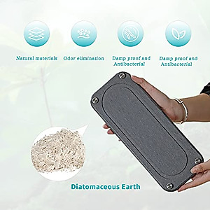 Pletmin Sink Caddy Instant Dry Kitchen Sink Organizer Sponge Holder for Kitchen Sink Diatomaceous Pedestal Stand Riser with Stainless Steel Feet Protection for Modern Home