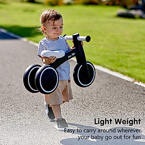 LOL-FUN Baby Balance Bike 1 Year Old Boy Birthday Gift, Baby Girls and Boys Toys for 1 Year Old, Baby First Bike One Year Old