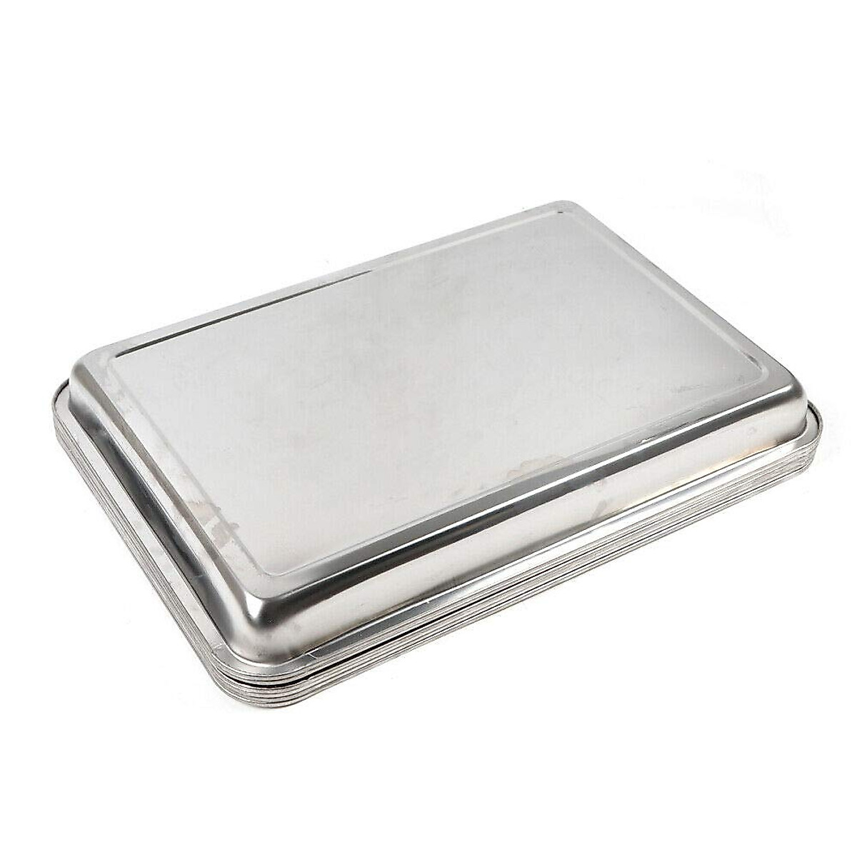 DYRABREST 6 PCS Full Size 2&quot; Deep Stainless Steel Buffet Catering Pans for Hotels, Restaurant,Steam Table Pans/Hotel Buffet Pans kitchen,19.2&#039;&#039;×13.3&#039;&#039;×1.3&#039;&#039;